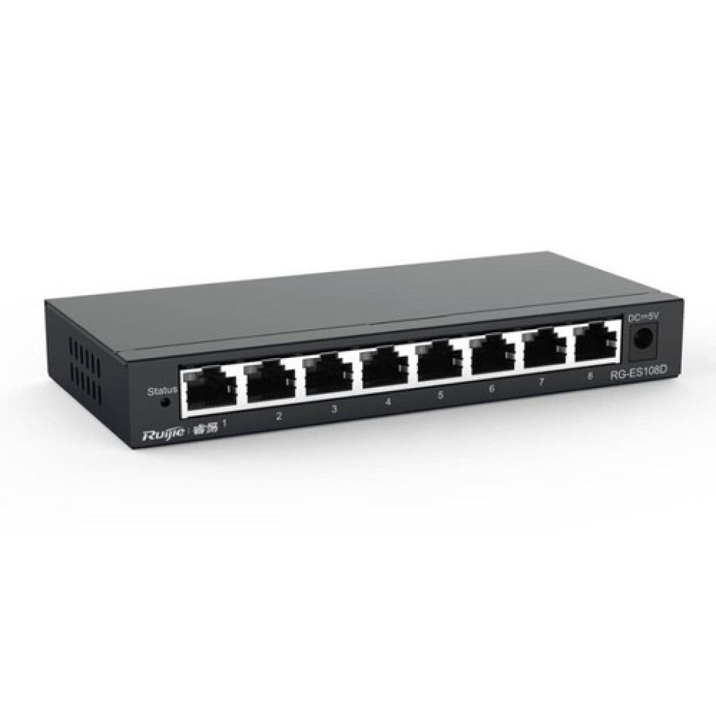 RUIJIE RG-ES108GD 8 Port Gigabit Unmanaged Metal Switch - Soltech Data ... RUIJIE RG-ES108GD 8 Port Gigabit Unmanaged Metal Switch - Soltech Data ...